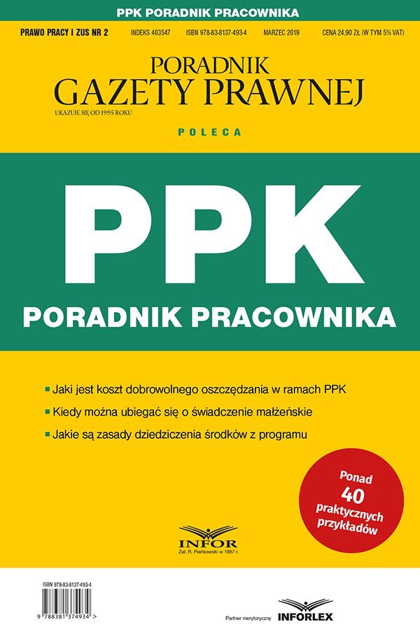 PPK. Poradnik pracownika - ebook PDF - Opracowanie zbiorowe | Ebook Sklep EMPIK.COM
