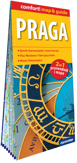 Praga laminowany map&guide (2w1: przewodnik i mapa) - Byrtek Katarzyna ...