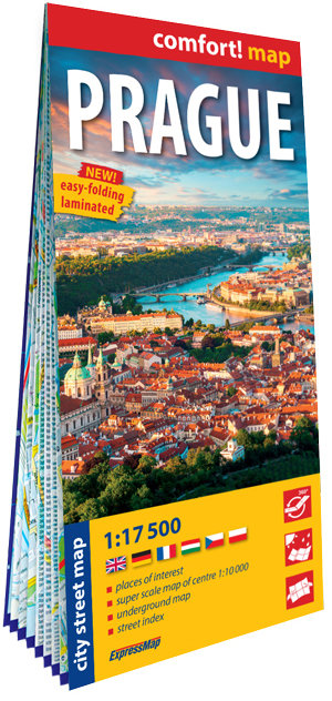 Praga (Prague). Plan miasta 1:17 500 - Opracowanie zbiorowe | Książka w ...