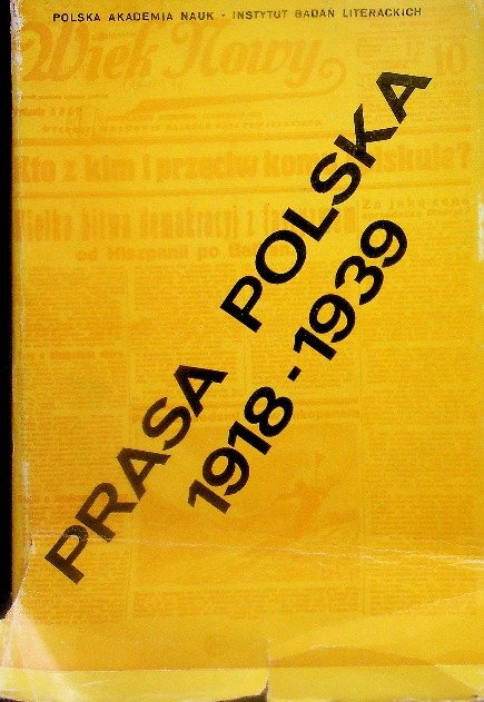 Prasa Polska 1918 - 1939 - Paczkowski Andrzej | Książka w Empik