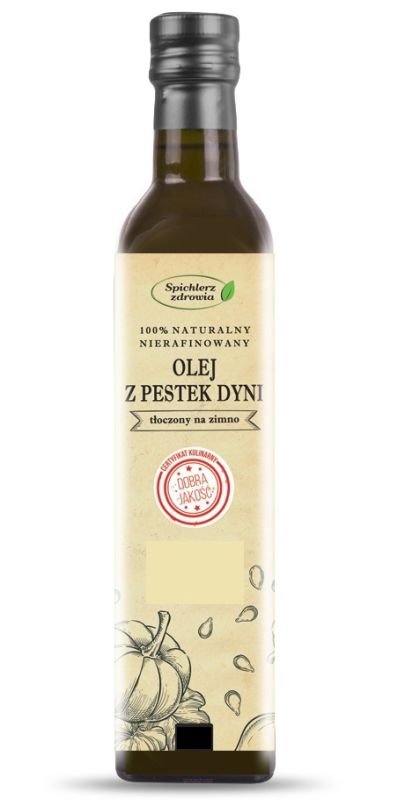 Prawdziwy Olej Z Pestek Dyni Tłoczony Na Zimno 250Ml - Spichlerz Zdrowia | Sklep EMPIK.COM
