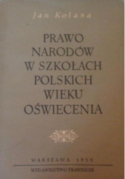 Prawo narodów w szkołach polskich wieku Oświecenia - | Książka w Empik