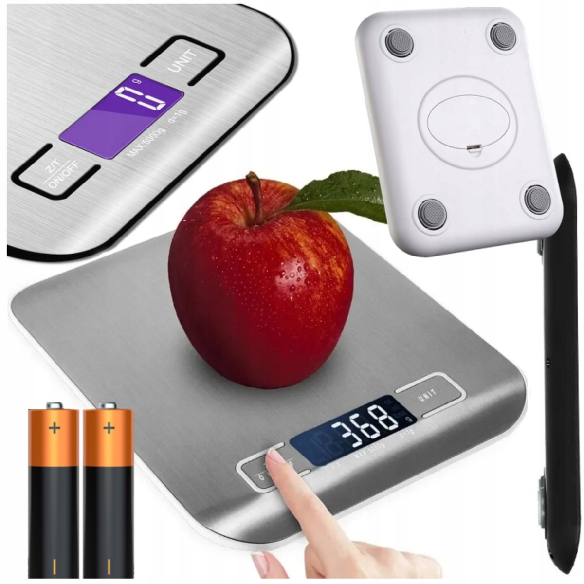 Precyzyjna Waga Kuchenna 10kg i 1g Domowa Elektroniczna Tara Lcd ...