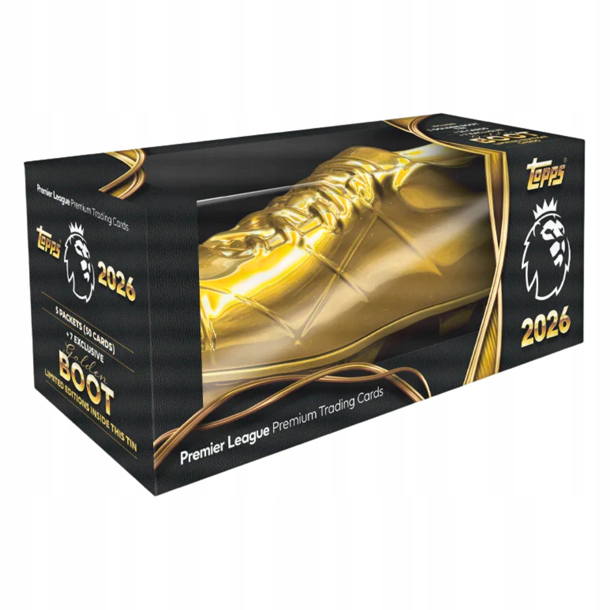 Premier League 2026 Topps Golden Boot Tin Karty Piłkarskie Złoty But ...