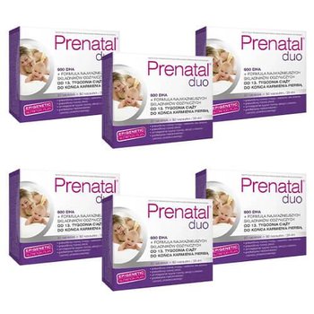 Prenatal DUO, Zestaw 6x30 tabl. + DHA 60 tabl. | Sklep EMPIK.COM