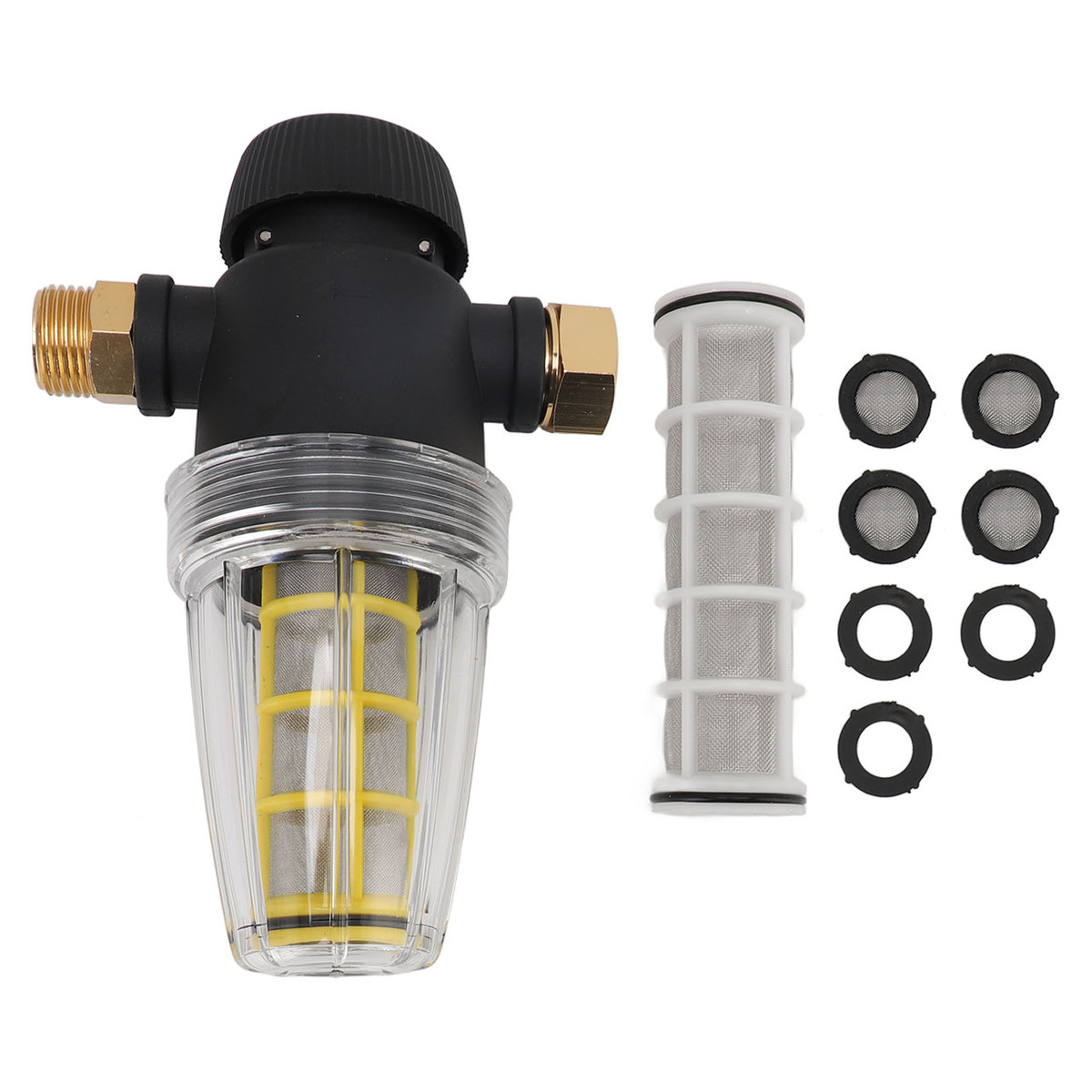 Pressure Washer Garden Hose Inlet Filter Attachment with 3/4 Inch Port ...