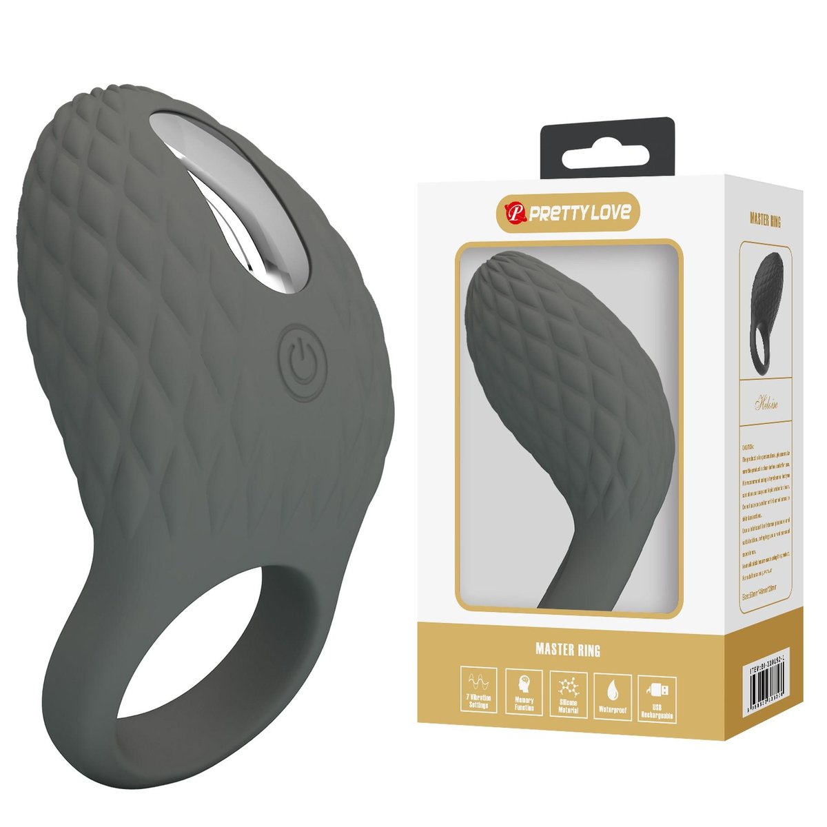 PRETTY LOVE - Master ring, 7 vibration functions, Memory function ...