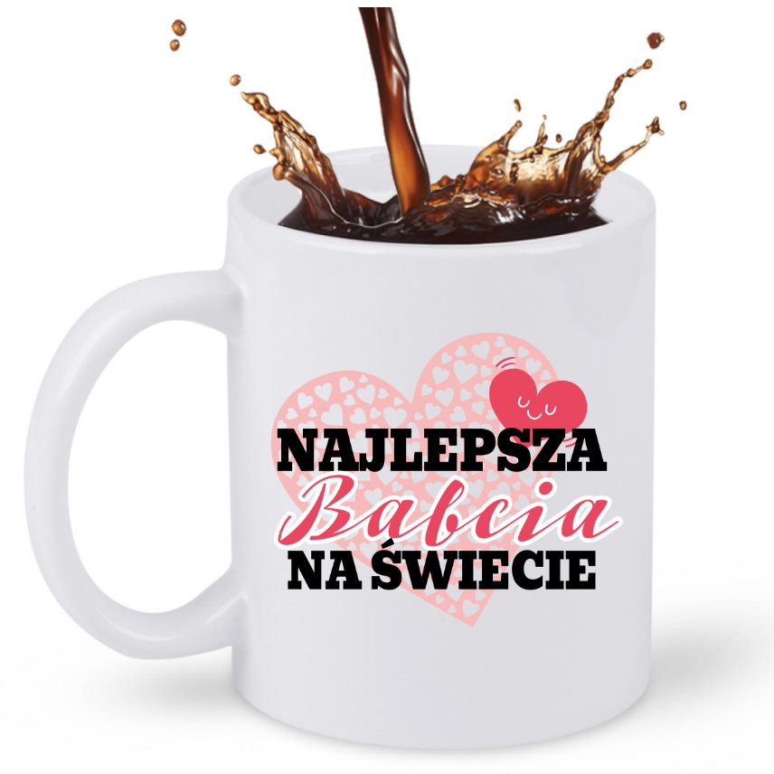 Prezent dla BABCI, kubek BABCIA + imię, 2 - Inna marka | Sklep EMPIK.COM