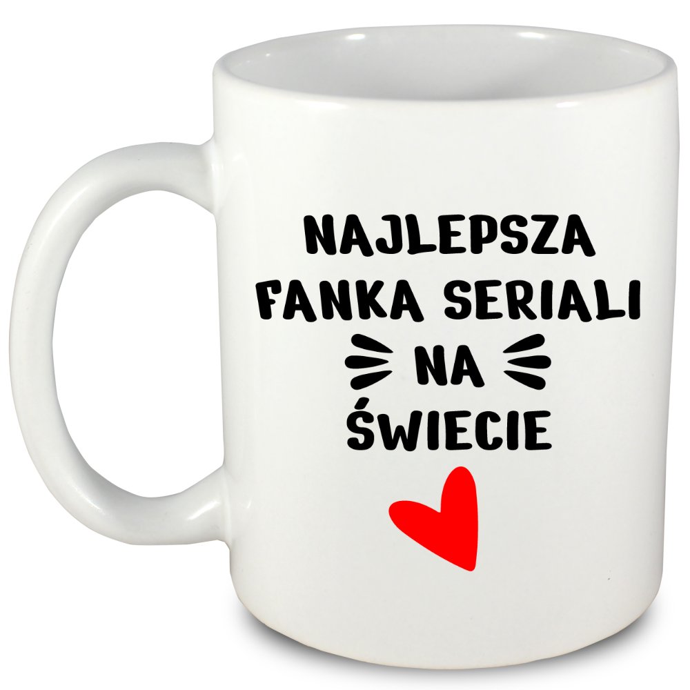 Prezent dla fanki seriali, kubek fanka fanka seriali, seriale + imię, 3 - Inna marka | Sklep ...