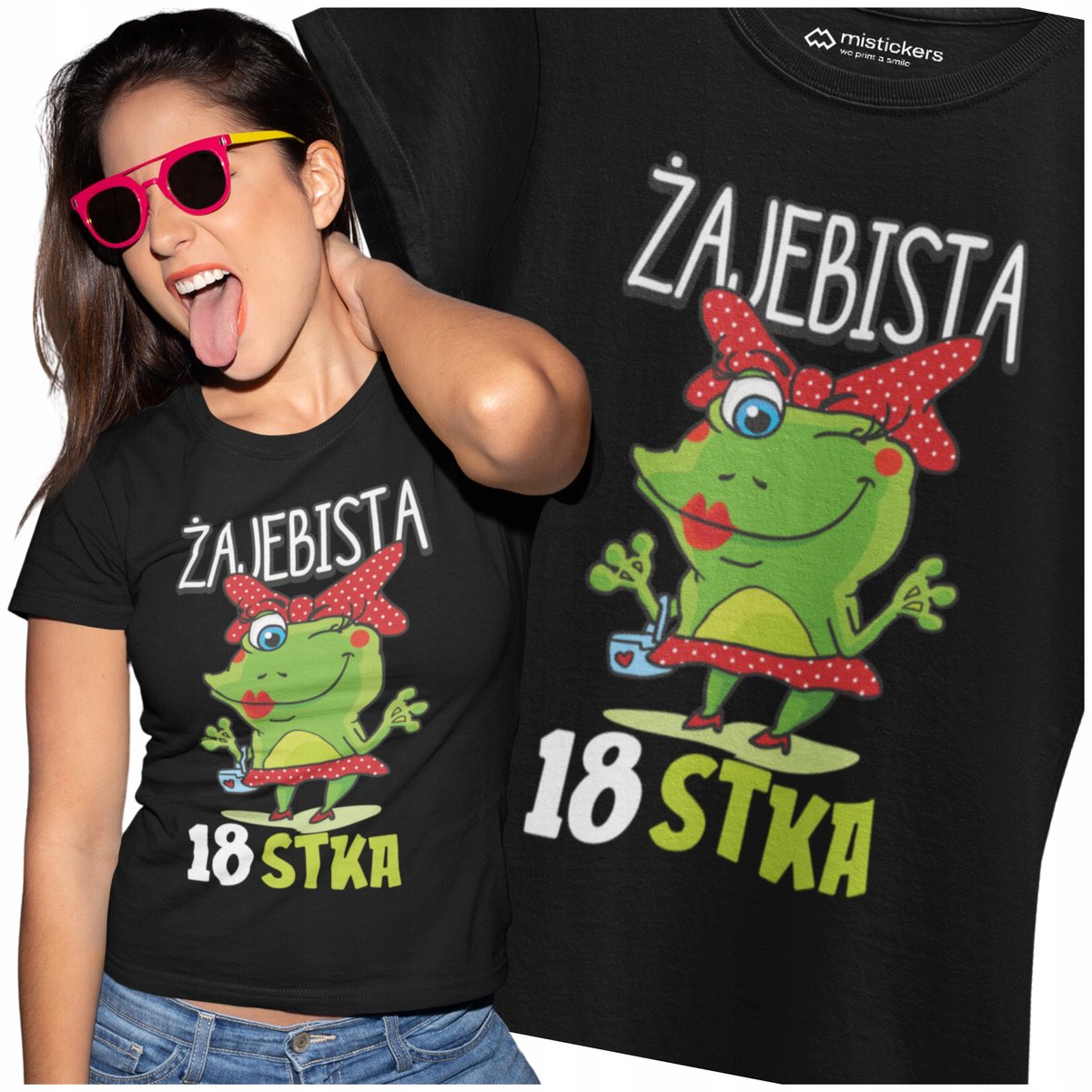 Prezent Na 18 Urodziny Dla Dziewczyny Koszulka - Mistickers | Moda Sklep EMPIK.COM