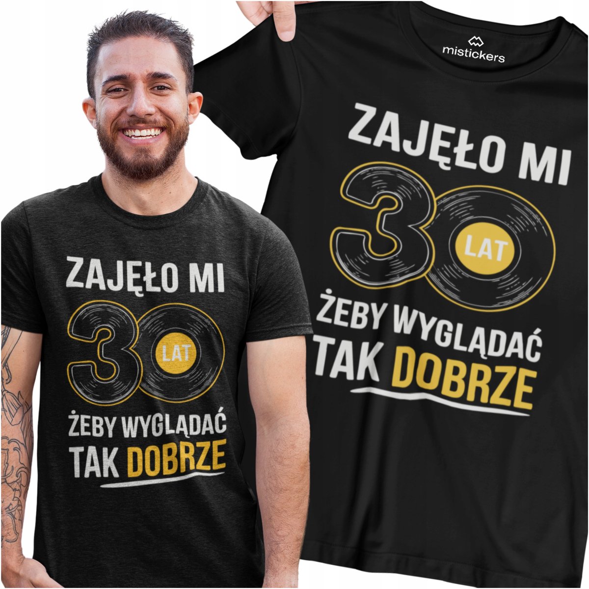 Prezent Na 30 Urodziny Dla Faceta Koszulka - Mistickers | Moda Sklep EMPIK.COM