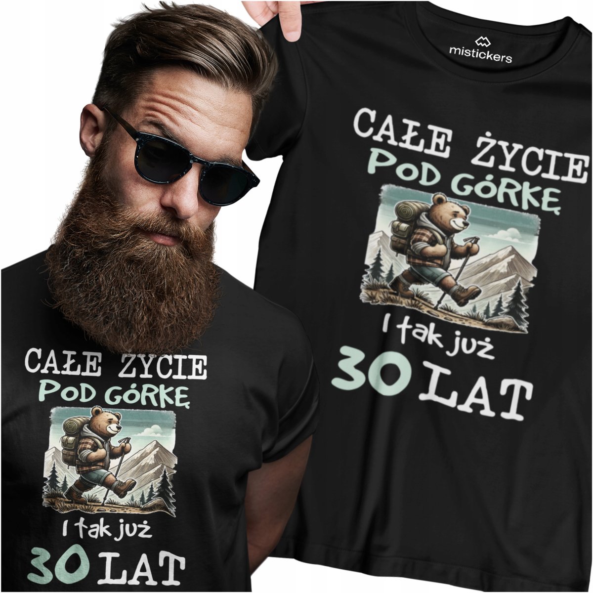 Prezent Na 30 Urodziny Dla Faceta Koszulka - Mistickers | Moda Sklep EMPIK.COM