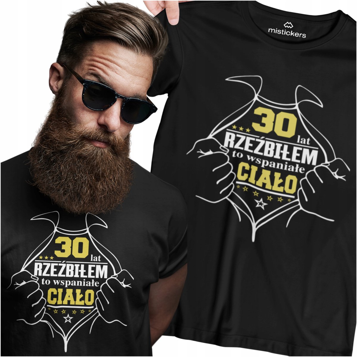 Prezent Na 30 Urodziny Dla Faceta Koszulka - Mistickers | Moda Sklep EMPIK.COM