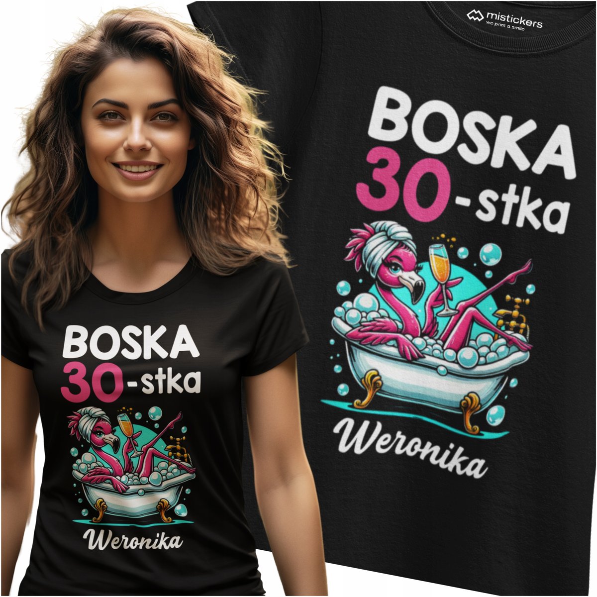 Prezent Na 30 Urodziny Dla Kobiety Koszulka - Mistickers | Moda Sklep EMPIK.COM