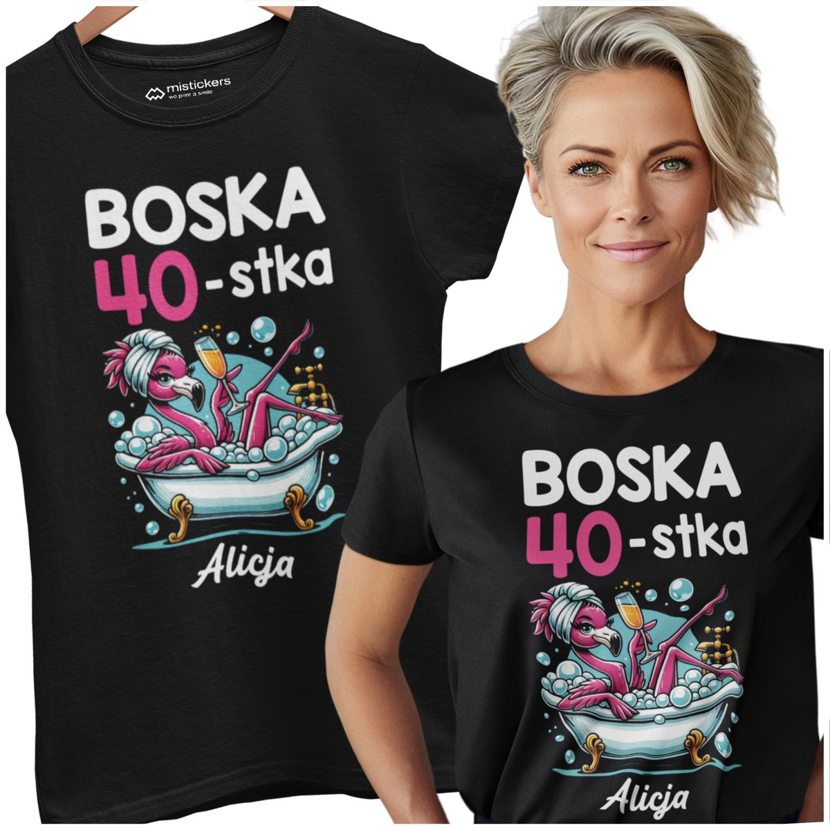 Prezent Na 40 Urodziny Dla Kobiety Koszulka - Mistickers | Moda Sklep EMPIK.COM