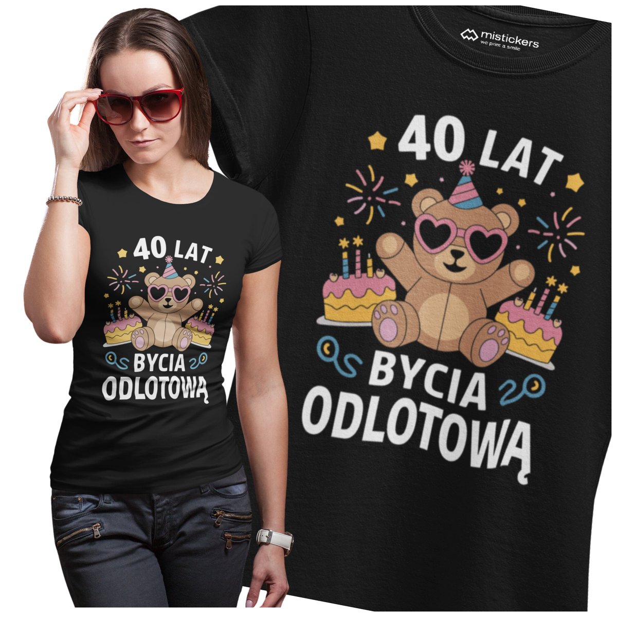 Prezent Na 40 Urodziny Dla Kobiety Koszulka Damska Żony Koleżanki Mamy - inna (Inny) | Moda ...