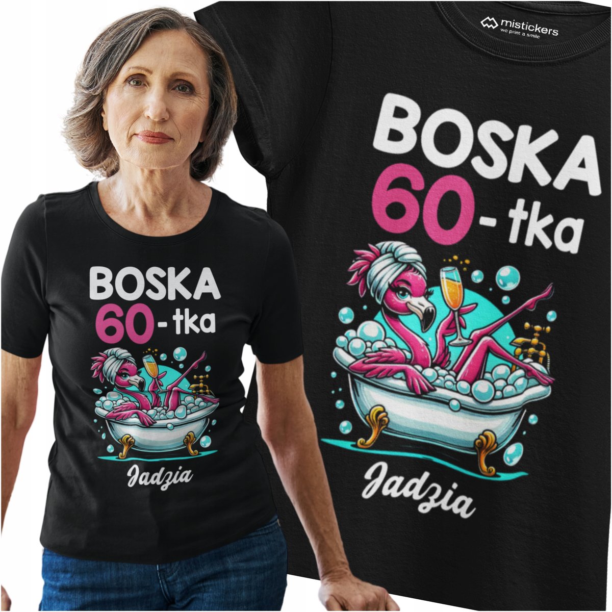 Prezent Na 60 Urodziny Dla Kobiety Koszulka - Mistickers | Moda Sklep EMPIK.COM