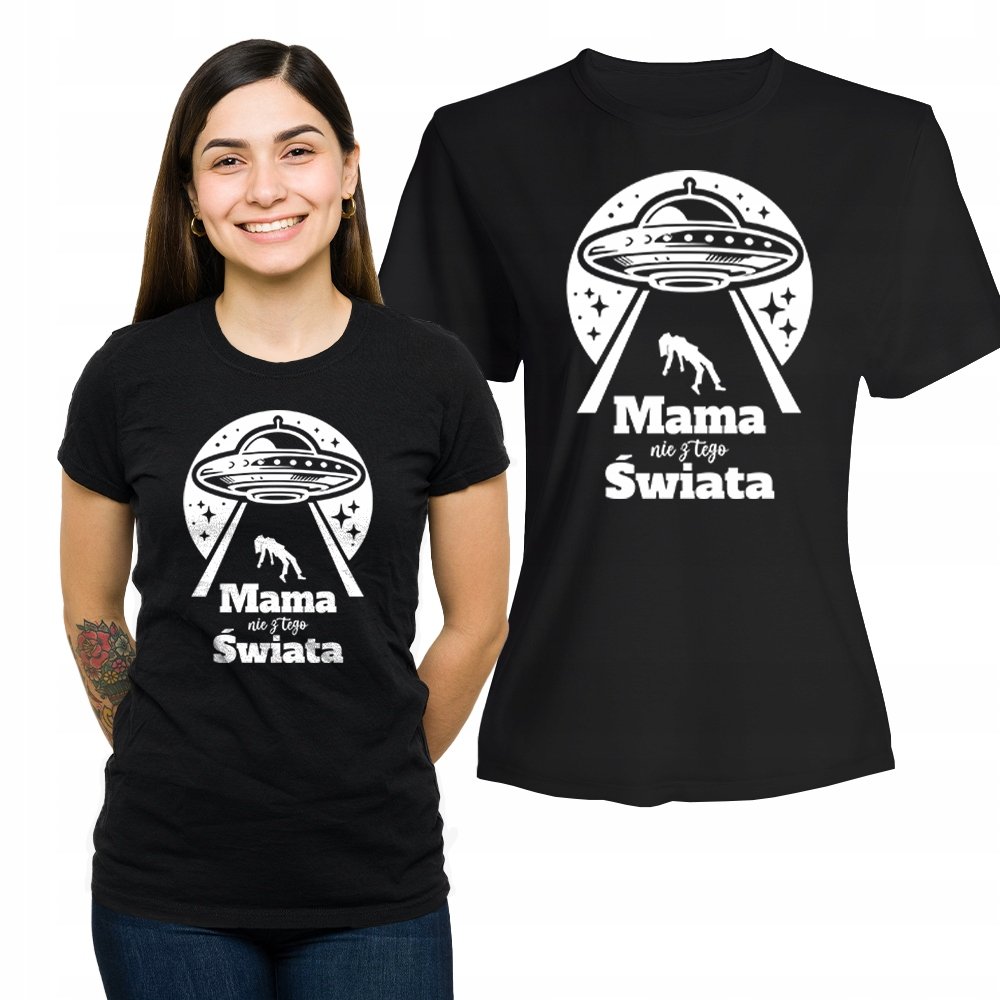 Prezent na Dzień Mamy Koszulka Damska z Nadrukiem Bawełniany T-shirt M - Plexido | Moda Sklep ...