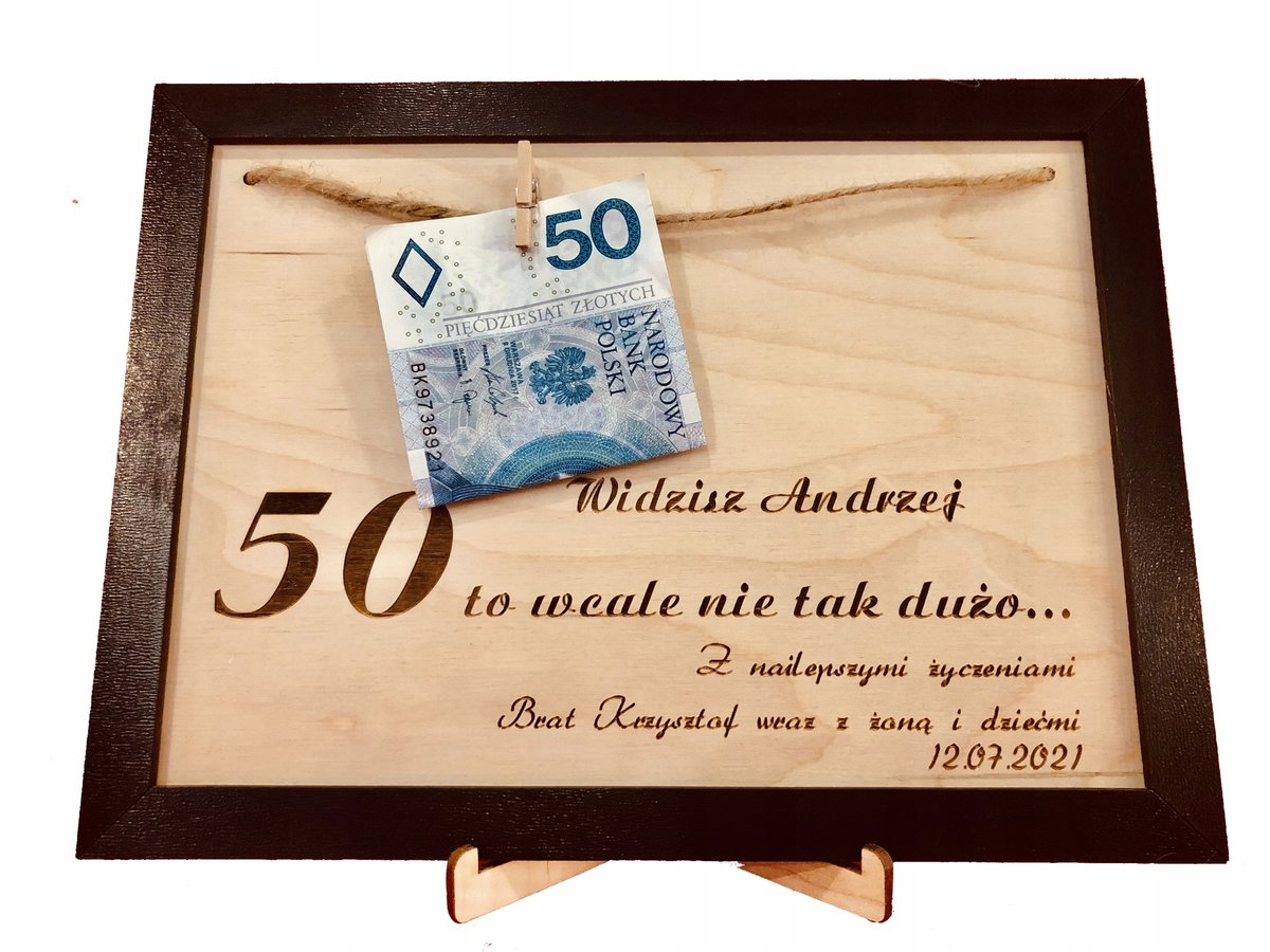 Prezent Na Urodziny Dla Faceta Kobiety Grawer Rama - Manufaktura Graweru Laserowego | Sklep ...