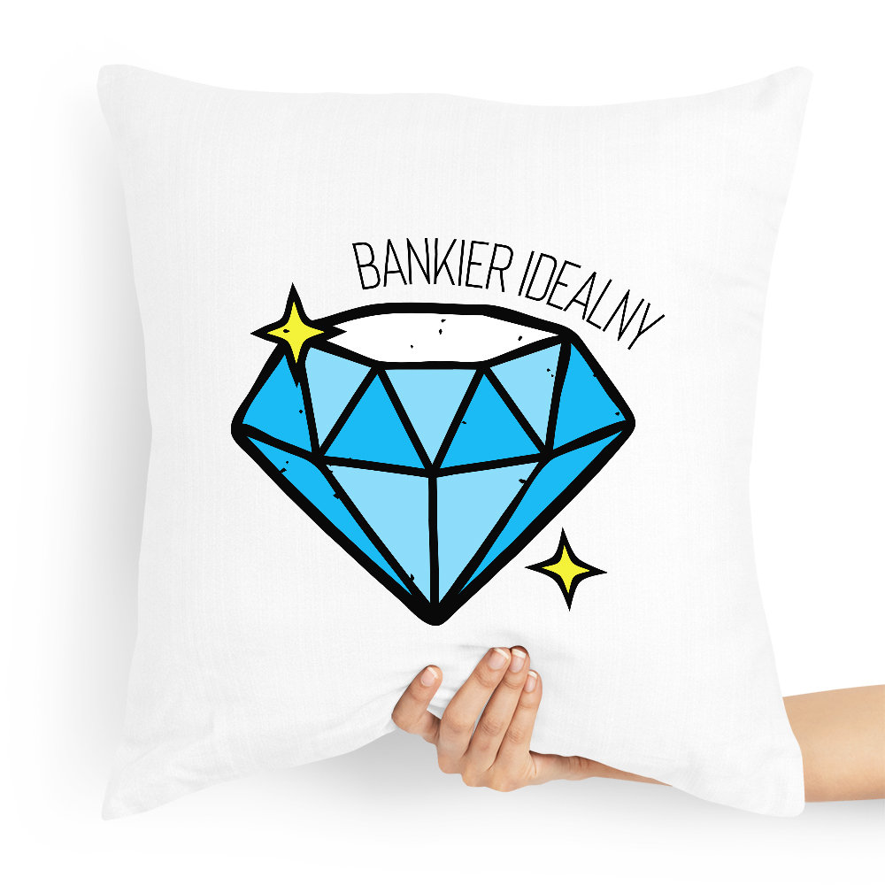 PREZENT PODUSZKA DLA BANKIERA BANKIER IDEALNY z Nadrukiem ze Zdjęciem ...