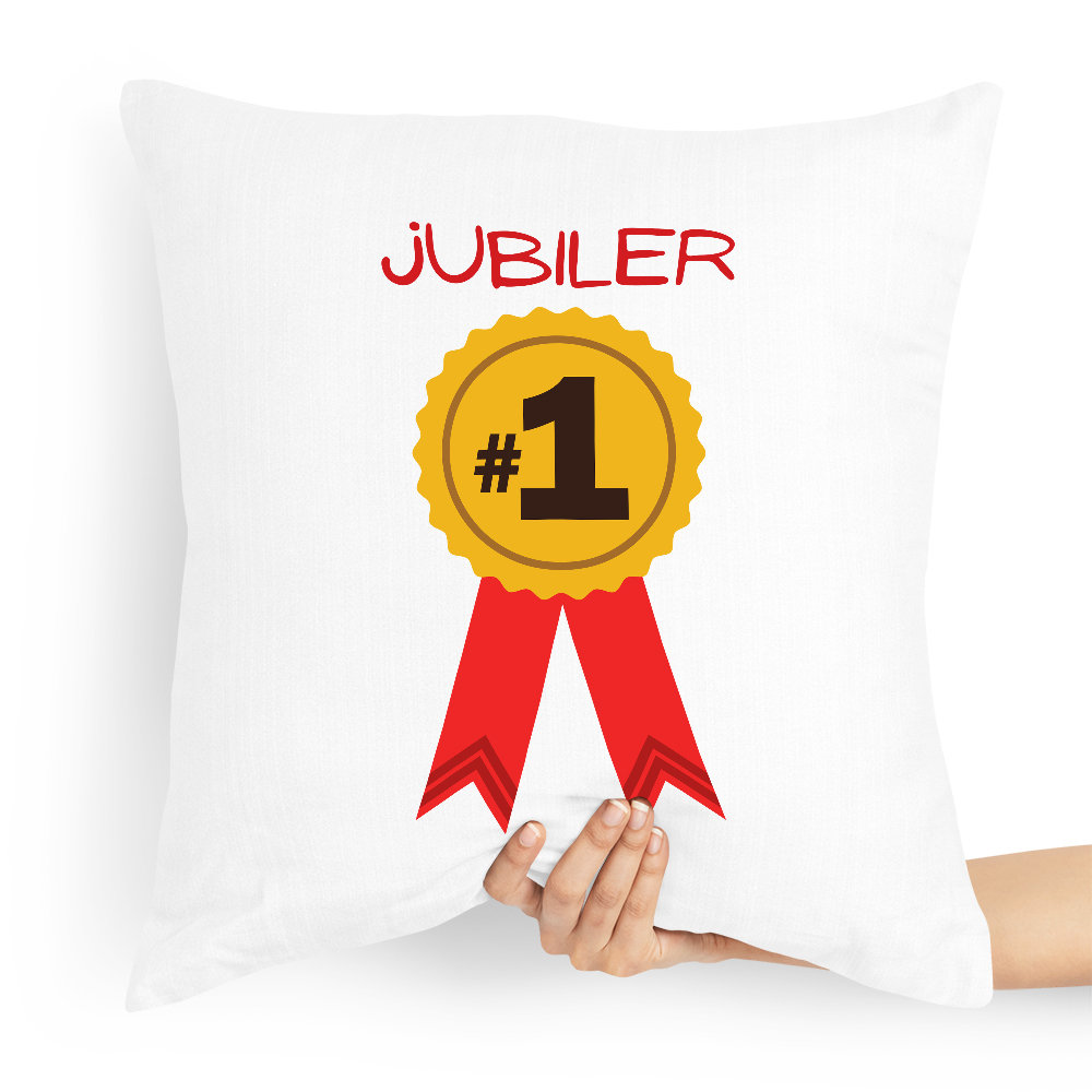 PREZENT PODUSZKA DLA JUBILERA NUMER JEDEN z Nadrukiem ze Zdjęciem ...
