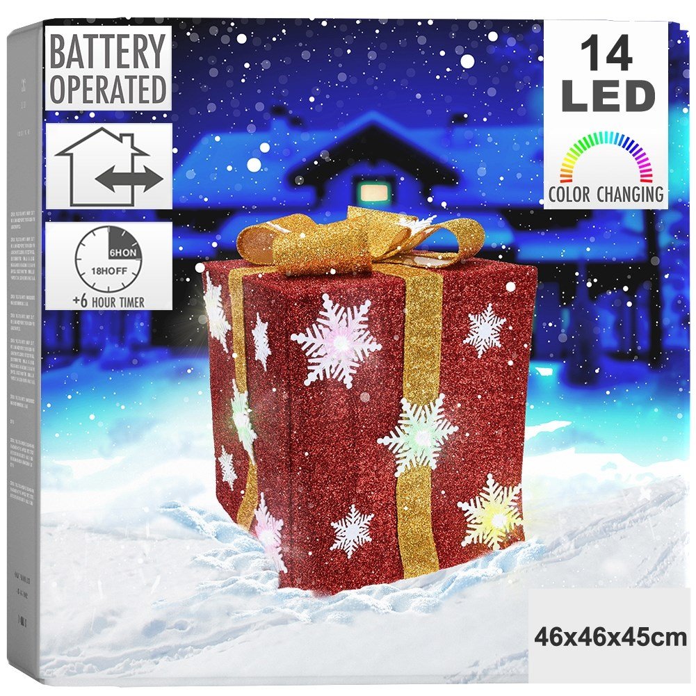Prezent Świecący Czerwony 14 Led 46 Cm - Inna marka | Sklep EMPIK.COM
