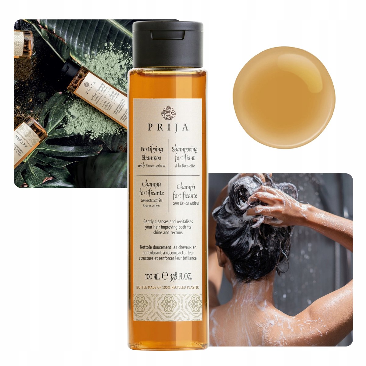 PRIJA PODRÓŻNY Regenerujący szampon do włosów ODŻYWCZY z rukolą 100 ml | Sklep EMPIK.COM