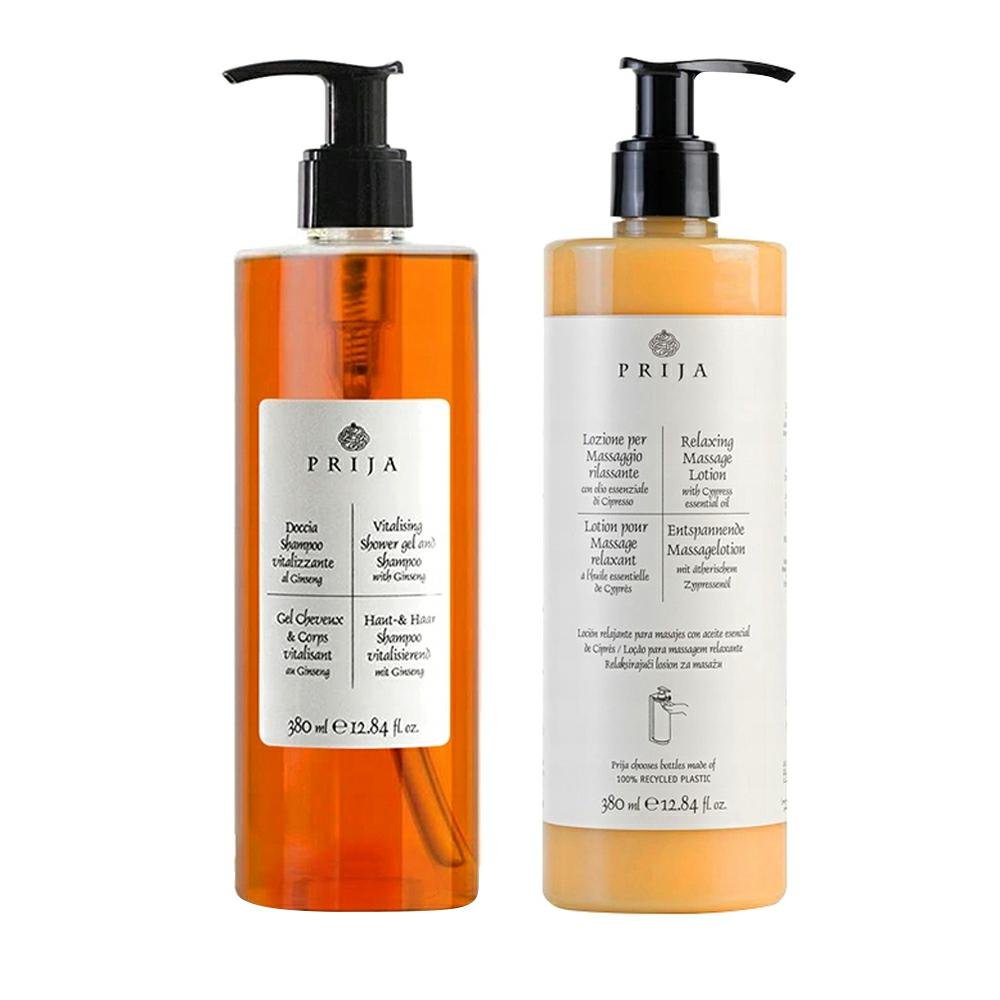 Prija, Zestaw Kosmetyków Z Pompką, Vegan, 2x380ml | Sklep EMPIK.COM