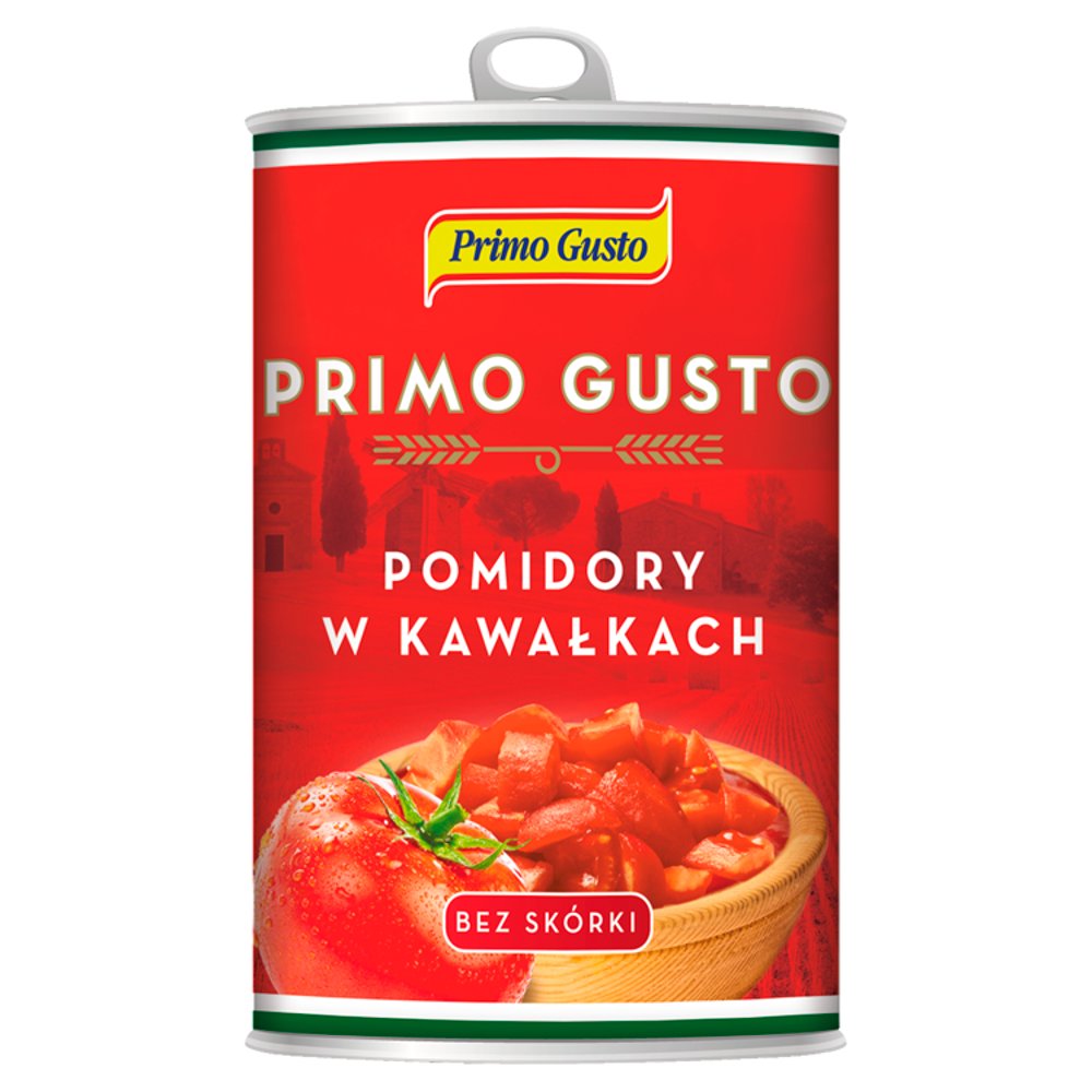 Primo Gusto Pomidory krojone bez skórki 400 g - PRIMO GUSTO | Sklep ...