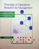 Principles of Operations Research for Management - Opracowanie zbiorowe ...