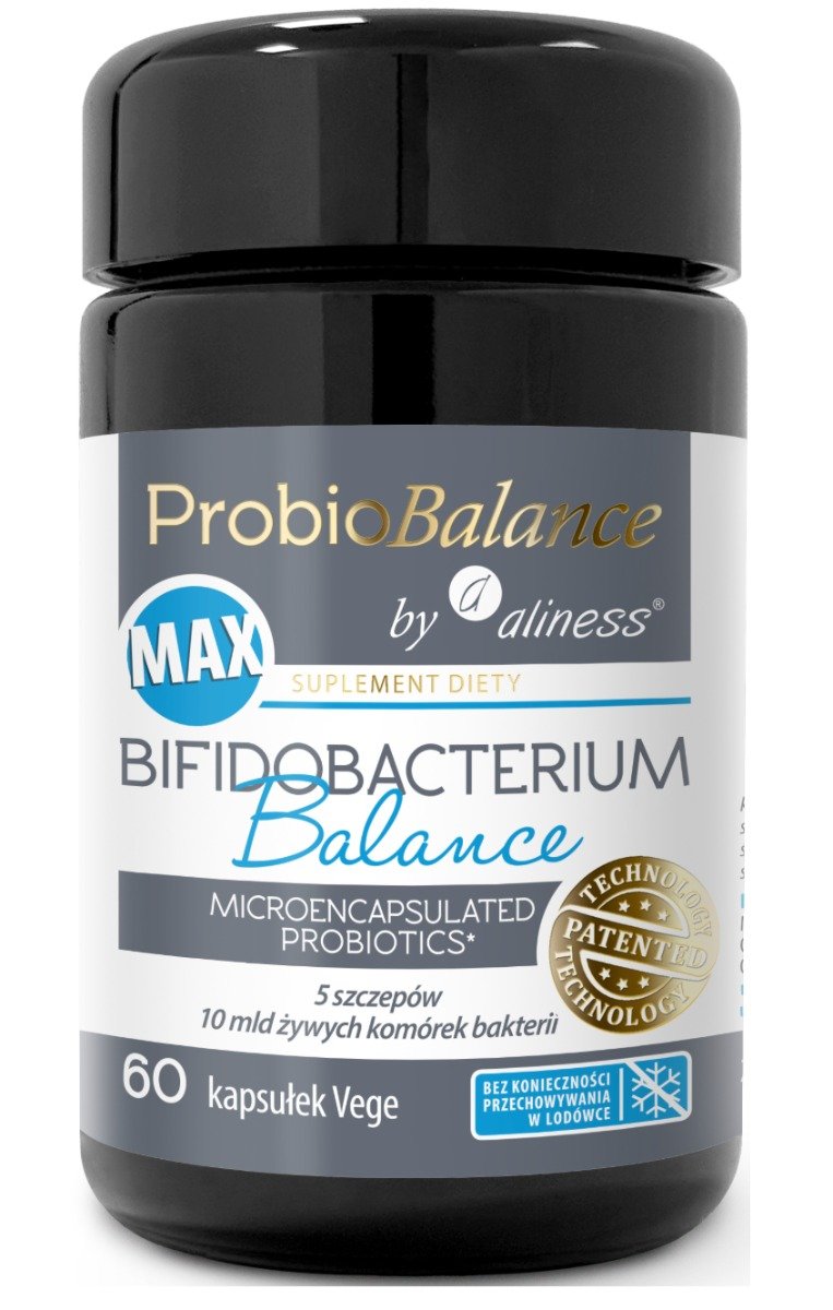 ProbioBalance by Aliness MAX Bifidobacterium Balance 10 mld. 60 vege ...