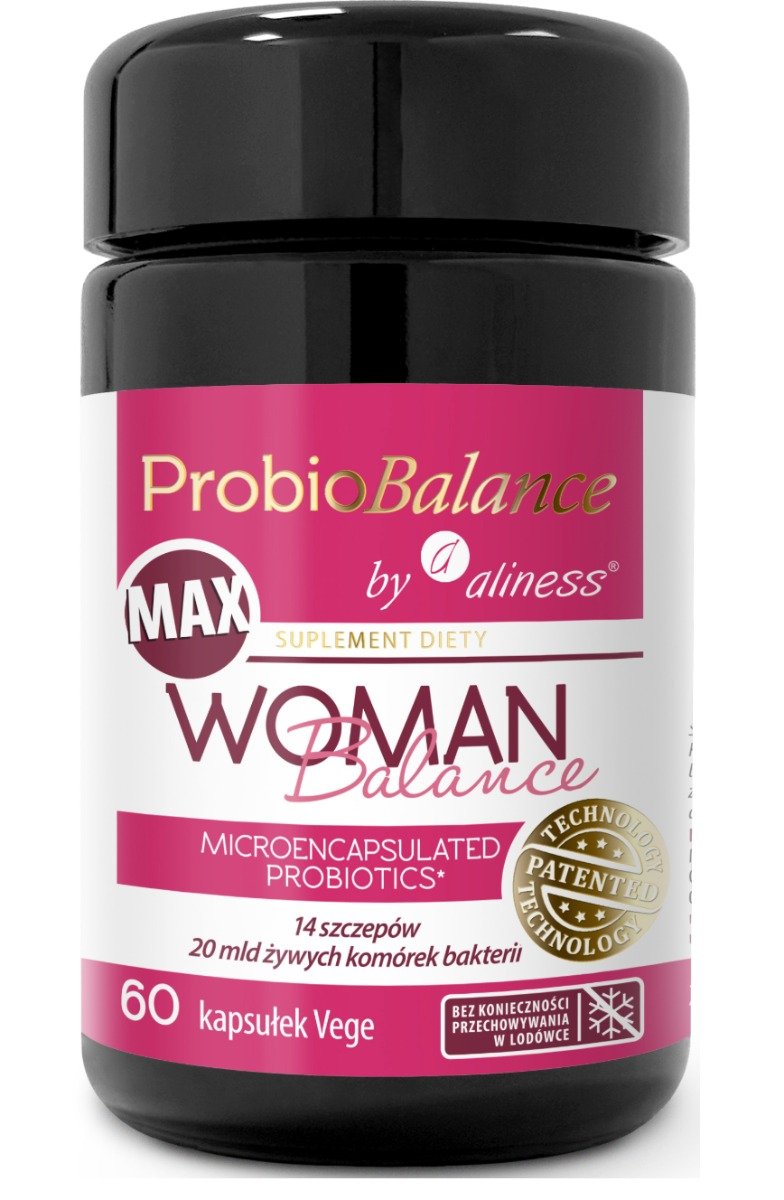 ProbioBalance by Aliness MAX Woman Balance 20 mld. 60 vege kapsułek ...