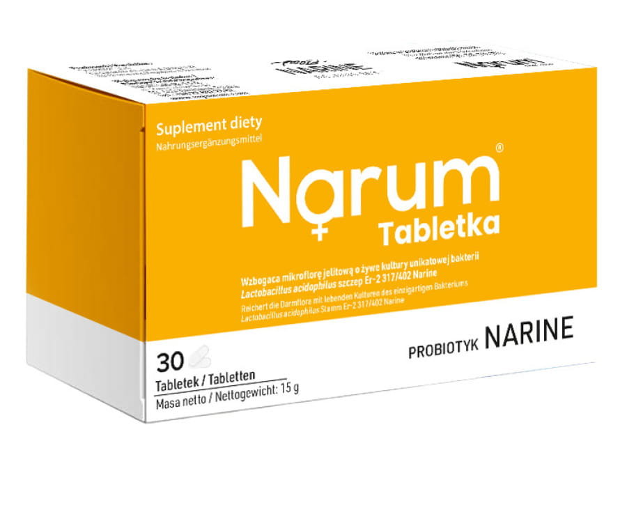 PROBIOTYK NARINE 30 TAB. - NARUM | Sklep EMPIK.COM