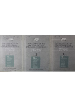 Proceedings of the JSLE International Tribology Conference Tom I do III ...