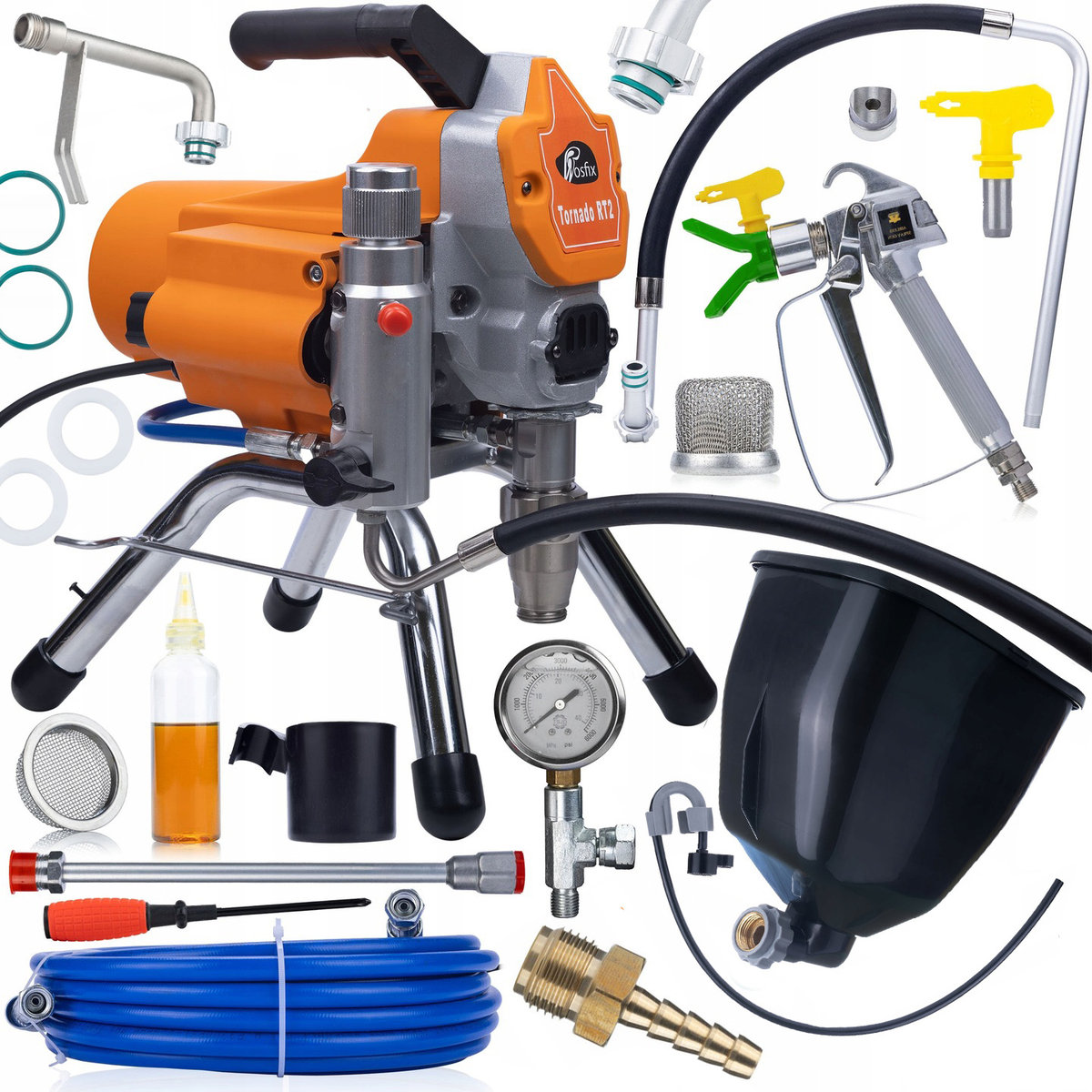 PROFESJONALNY AGREGAT MALARSKI HYDRODYNAMICZNY TŁOKOWY ROSFIX TORNADO RT2 - Rosfix | Sklep EMPIK.COM