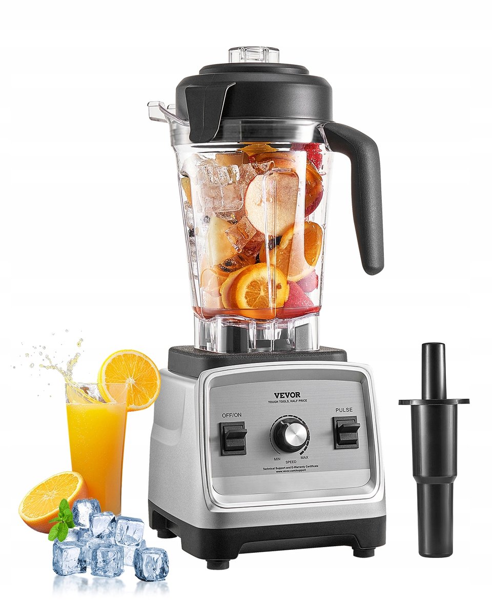 PROFESJONALNY MIKSER STOJĄCY VEVOR 1600W 2.5L BLENDER DO KOKTAJLI MOCNY ...
