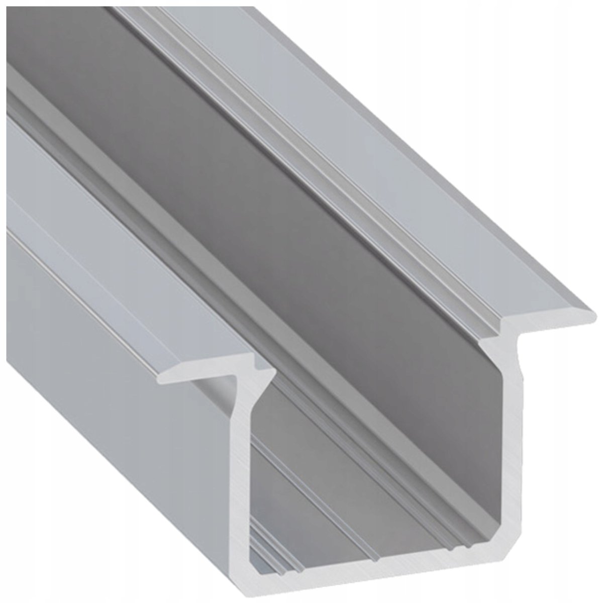 Profil LED Surowy Wpuszczany 3m 300cm Meblowy Typ U Lumines Aluminiowy ...