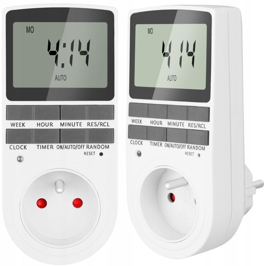 PROGRAMATOR CZASOWY TIMER WŁĄCZNIK WYŁĄCZNIK PRĄDU ENERGOOSZCZĘDNY ...