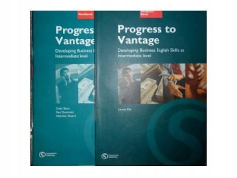 Progress to Vantage Workbook + Key (częściowo uzupełniona ...