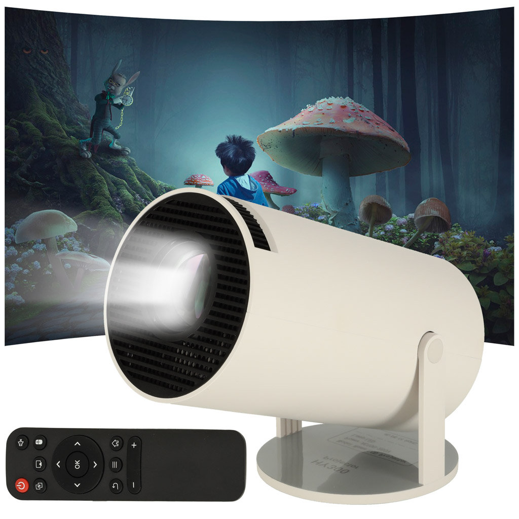 Projektor rzutnik przenośny LED 1280x720 40-130" Android 11.0 USB HDMI ...