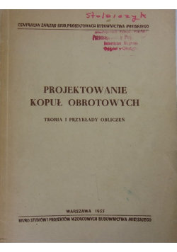 Projektowanie kopuł Obrotowych - Lisowski Aleksander | Książka w Empik