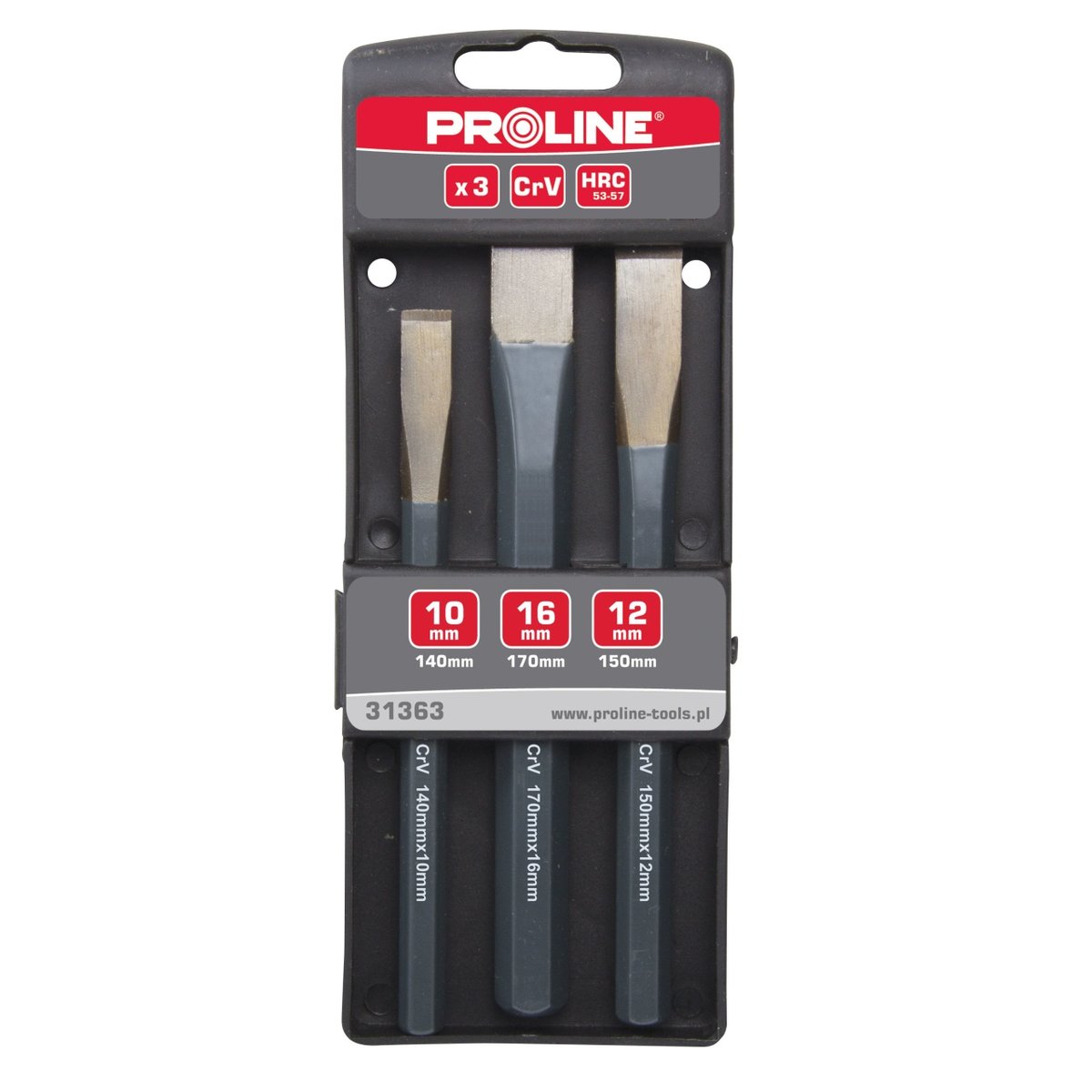 PROLINE, Zestaw Przecinaków 3 Sztuki, 31363 - Proline | Sklep EMPIK.COM