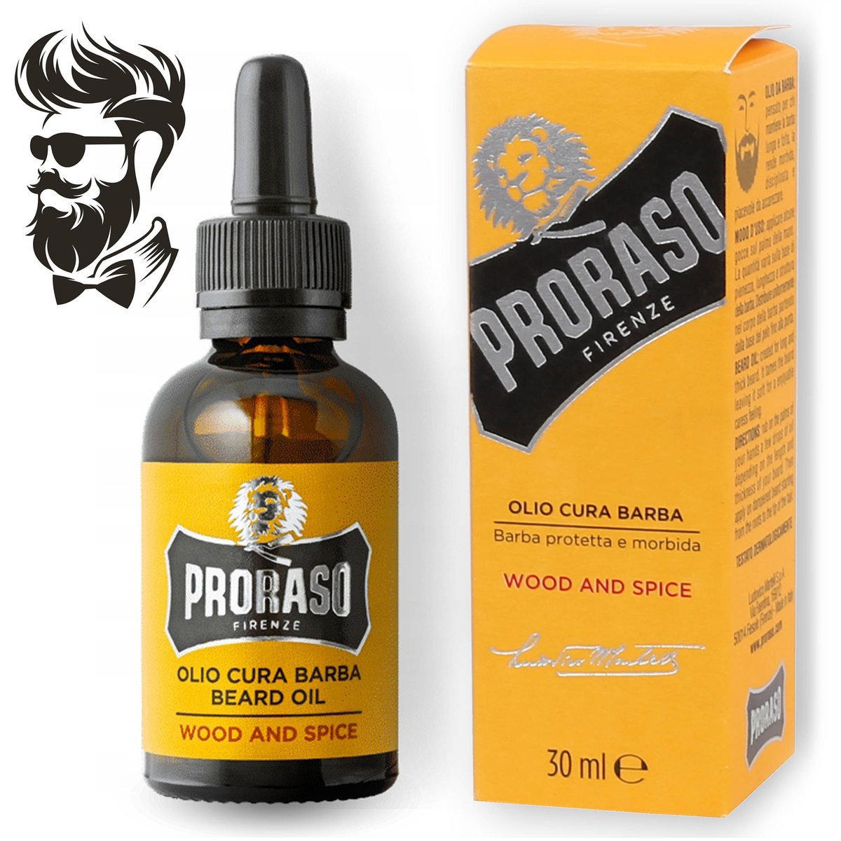 Proraso, Olejek do pielęgnacji brody, Wood and Spice, 3x30ml | Sklep ...