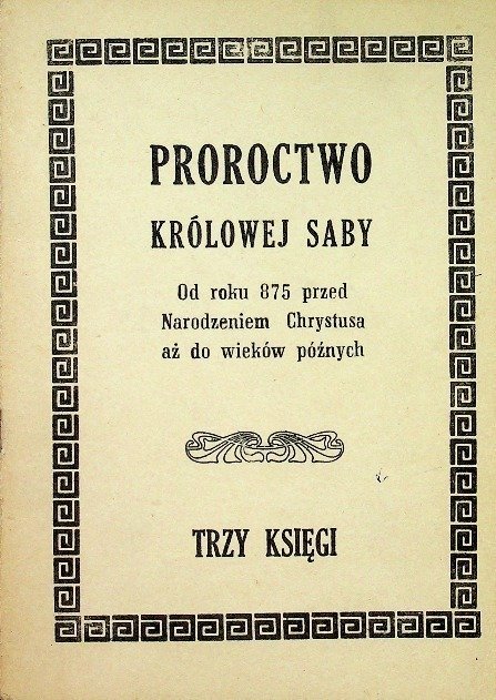 Proroctwo Królowej Saby Trzy Księgi - Opracowanie zbiorowe | Książka w ...