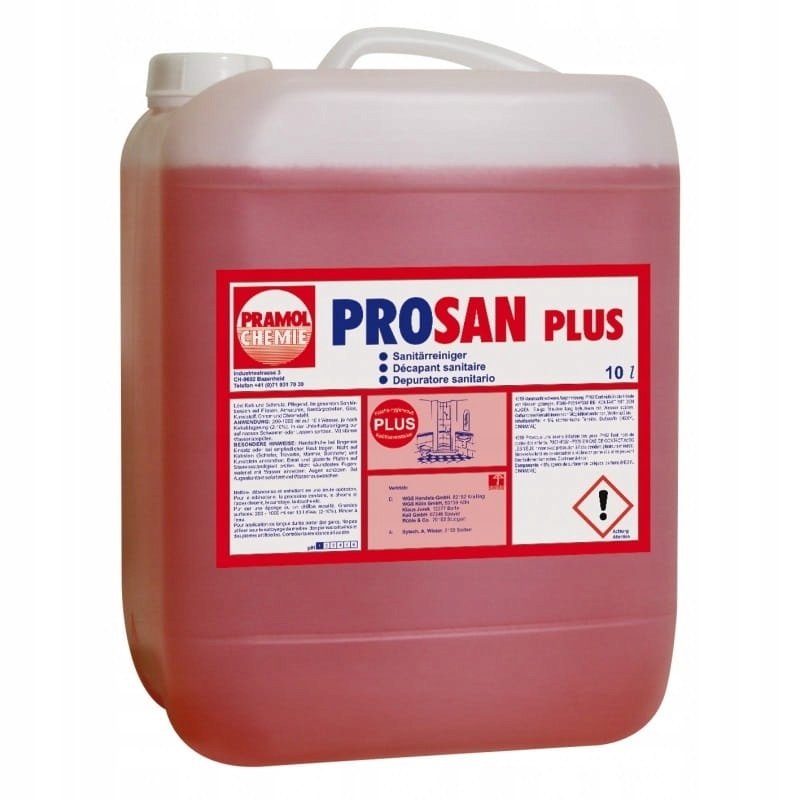 Prosan Plus 10l płyn do mycia wc i usuwania kamien - Inny producent ...