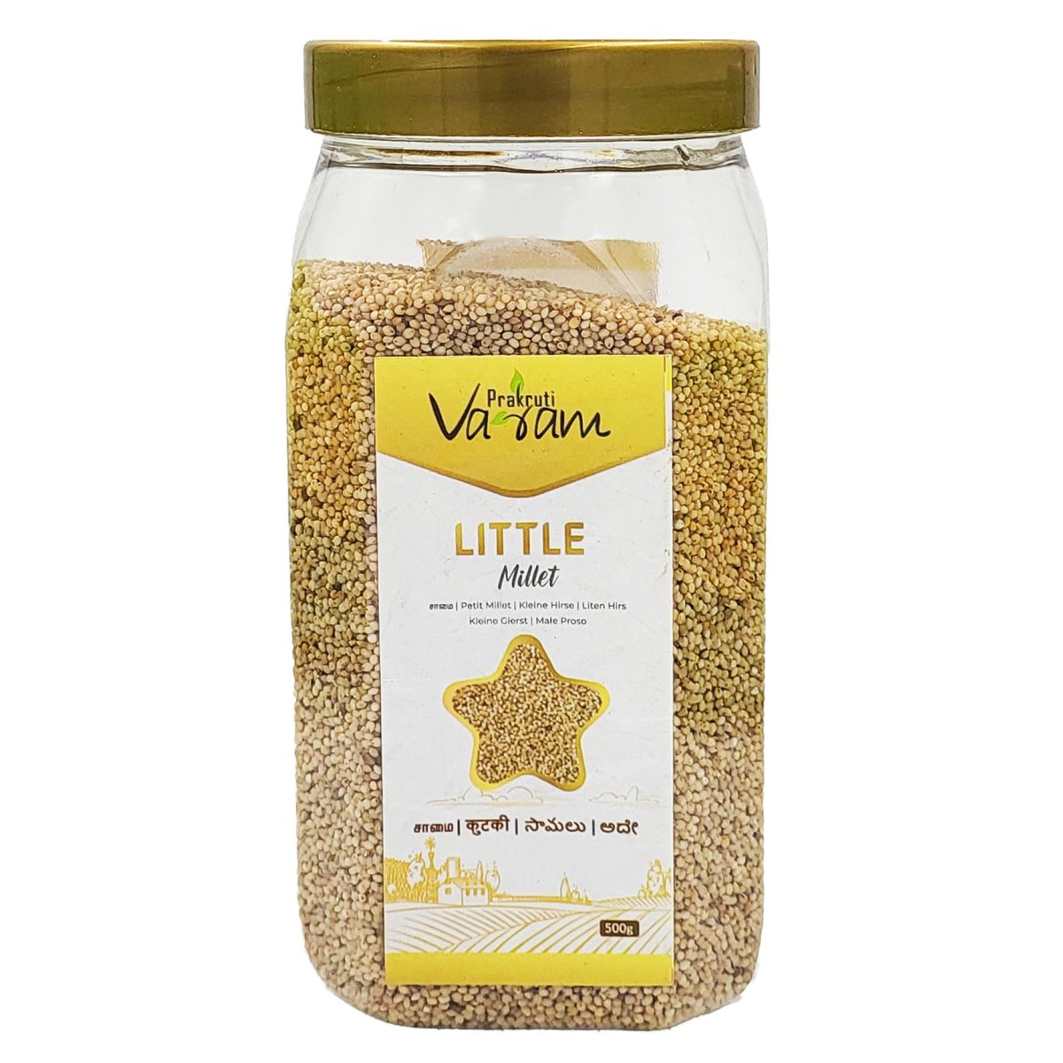 Proso małe Kodo Little Millet Prakrutivaram Varam 500g - Inna marka ...