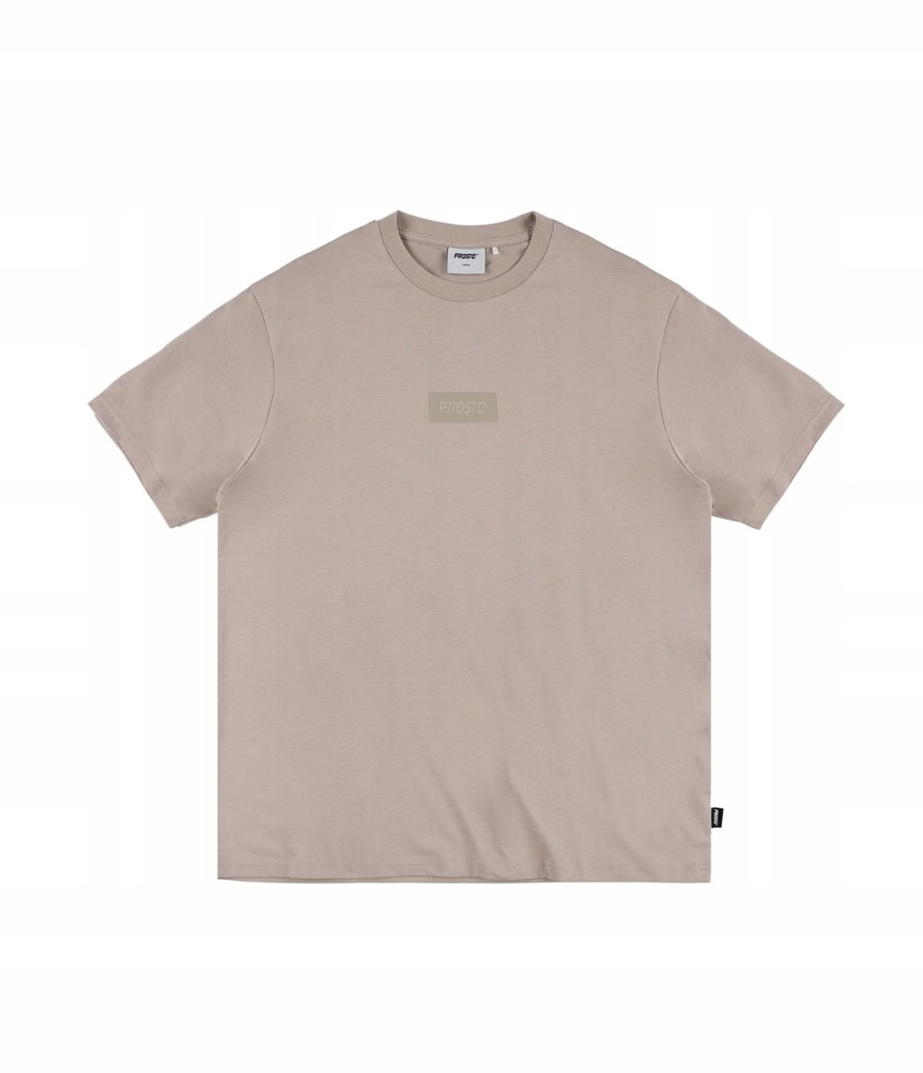 PROSTO T-SHIRT BOX LOGO BEŻOWY XXL - PROSTO | Moda Sklep EMPIK.COM