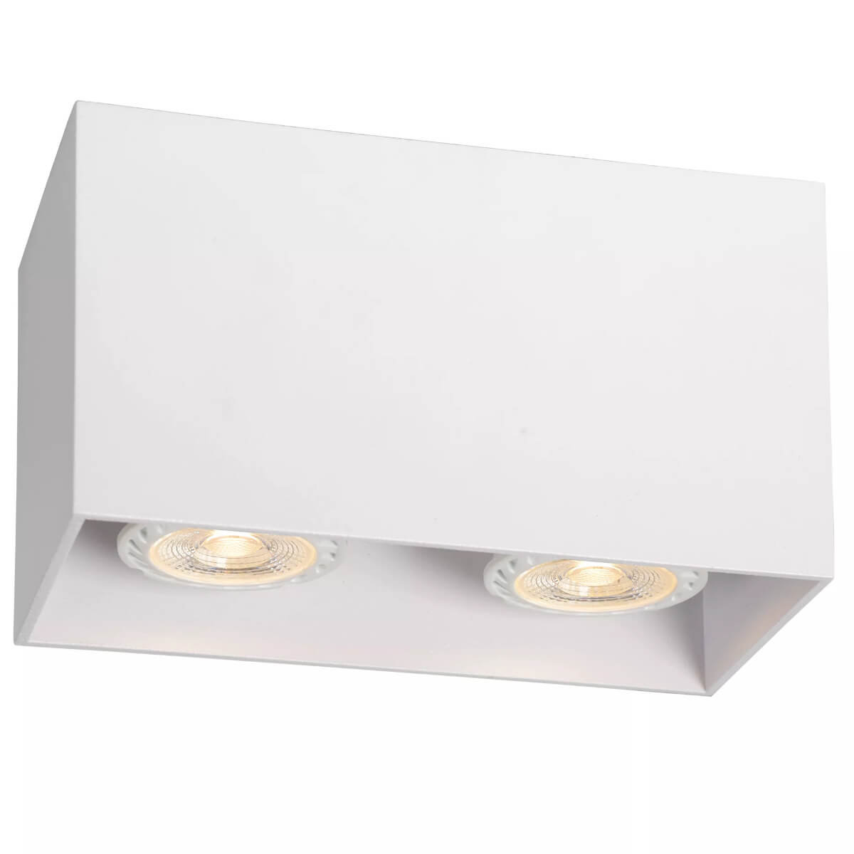 Prostokątna Lampa sufitowa Bodi metalowa do holu biała - Lucide | Sklep ...
