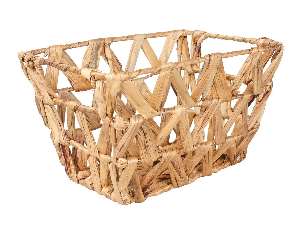 PROSTOKĄTNY KOSZYK Z HIACYNTA WODNEGO 23x17x14 cm - Tin Tours | Sklep ...