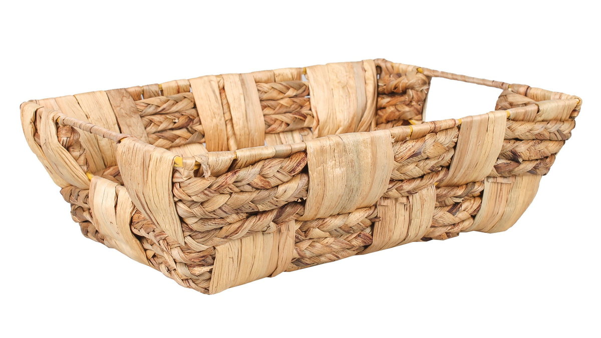 PROSTOKĄTNY KOSZYK Z HIACYNTA WODNEGO 30x22x9 cm - Tin Tours | Sklep ...